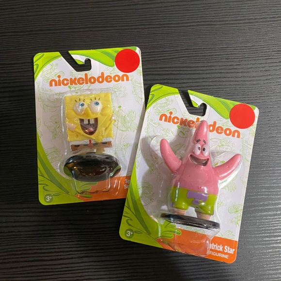 Nickelodeon | Toys | Nickelodeon Spongebob And Patrick Figures Yellow ...